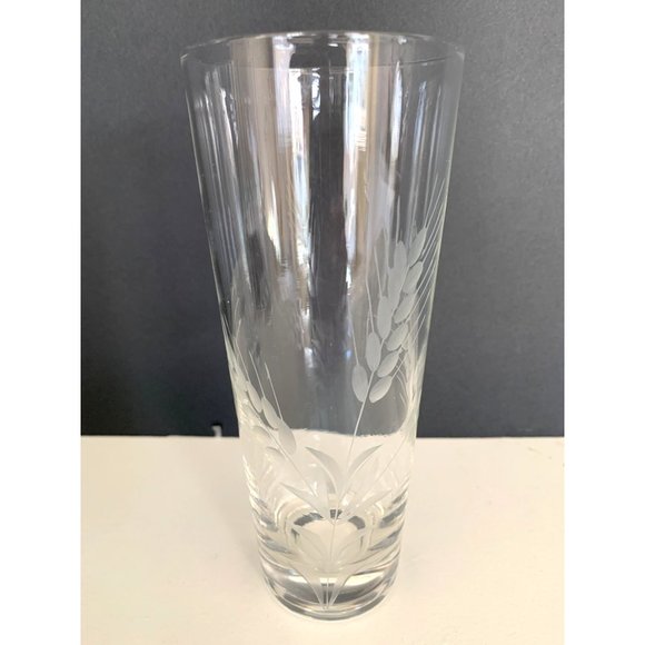 Unknown | Dining | Vintage Etched Wheat Highball Tom Collins Glass Set ...